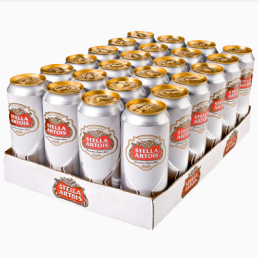 Stella Artois 24Pk 500ml Cans (Only available to areas BT15,36,37 ...